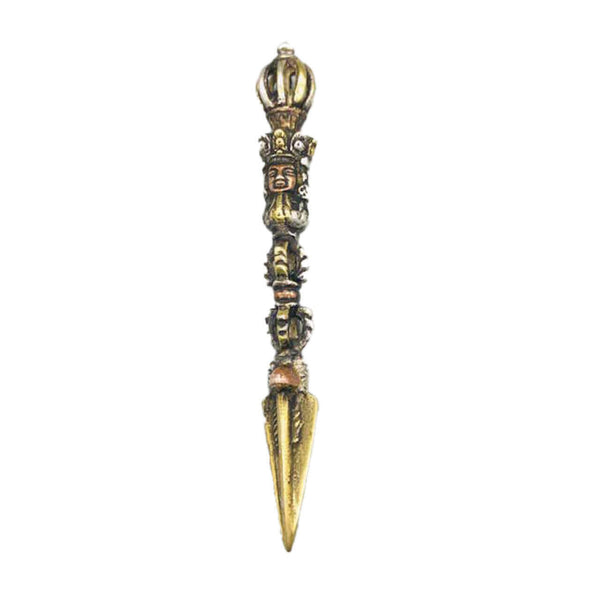 Phurba Ritual Meditation Brass Tool. It clears space of negative energ ...
